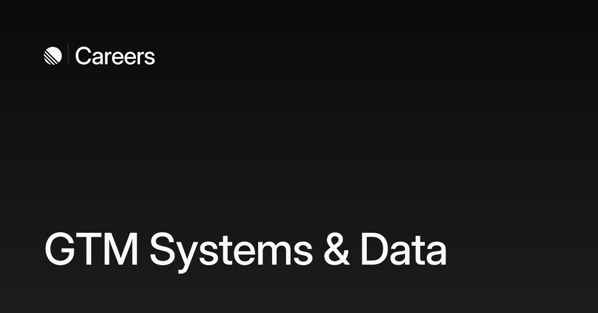GTM Systems & Data - Linear Careers