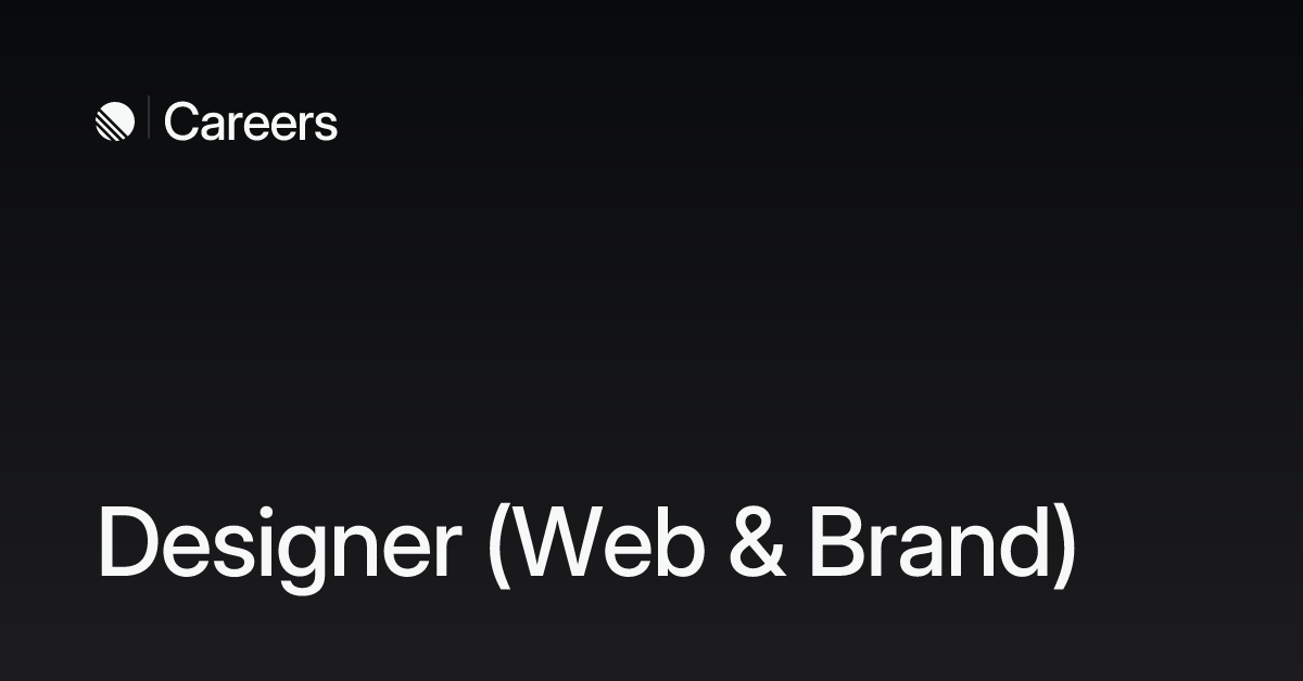 Designer (Web & Brand) - Linear Careers