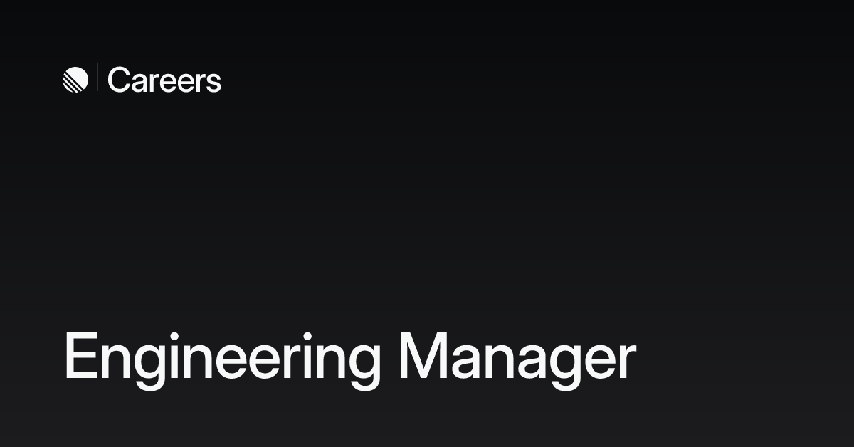 Engineering Manager - Linear Careers