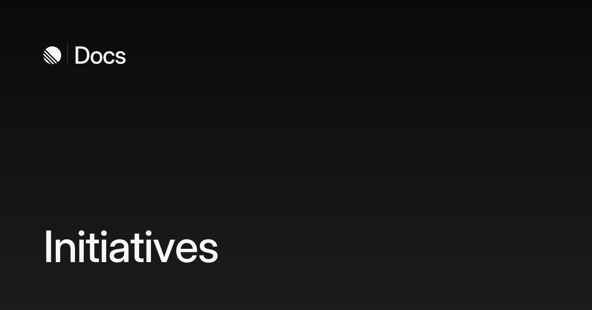 Initiatives – Linear Docs