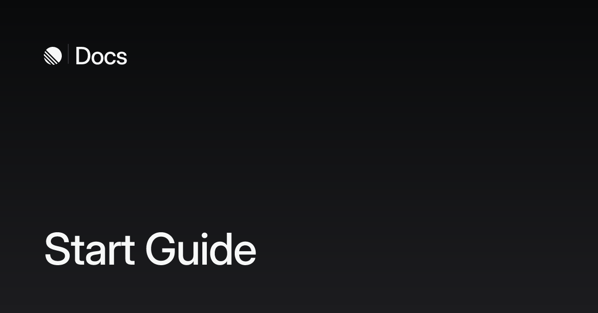 Start Guide – Linear Docs
